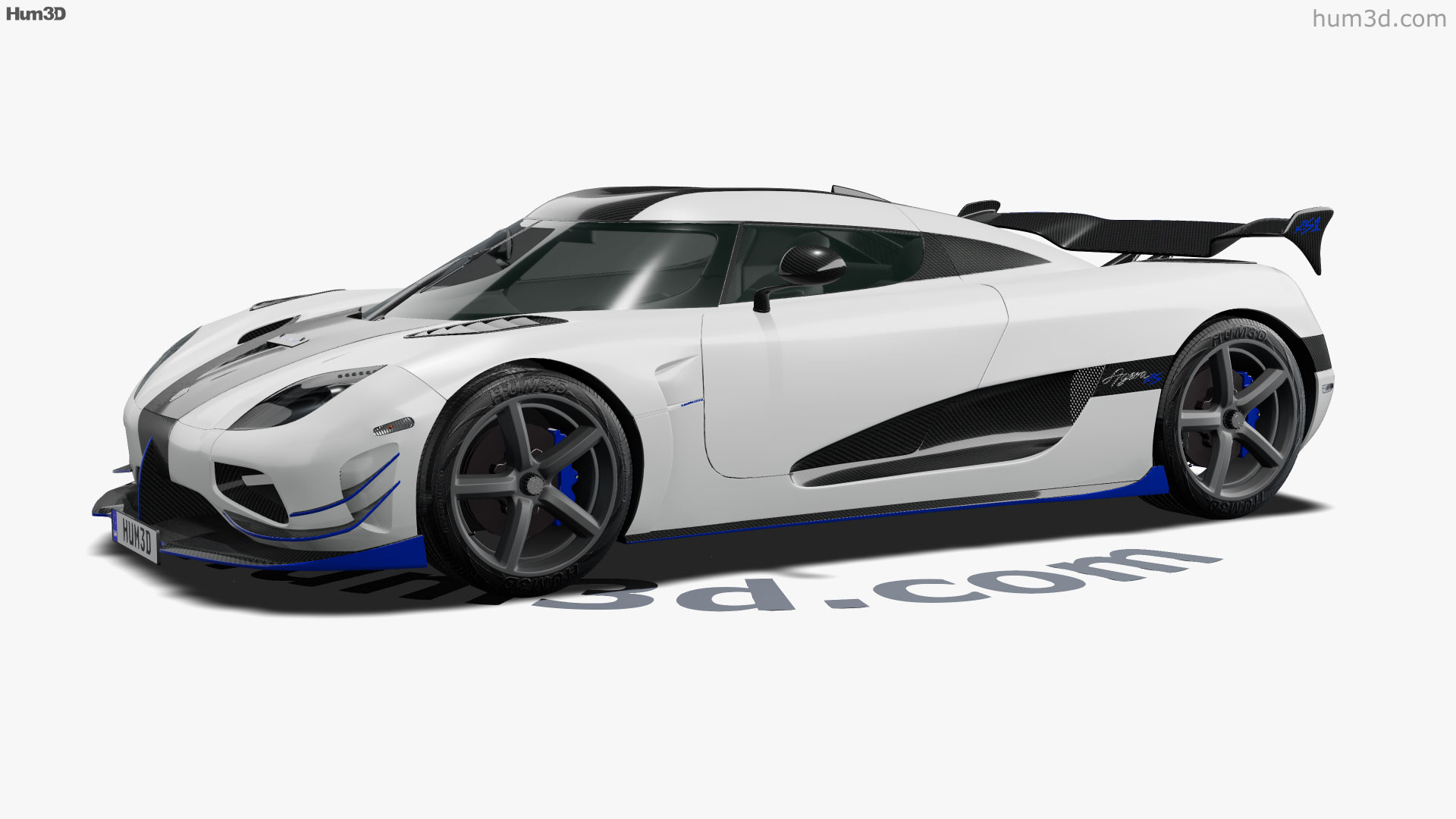 360 view of Koenigsegg Agera RS1 US-spec 2020 3D model - 3DModels store