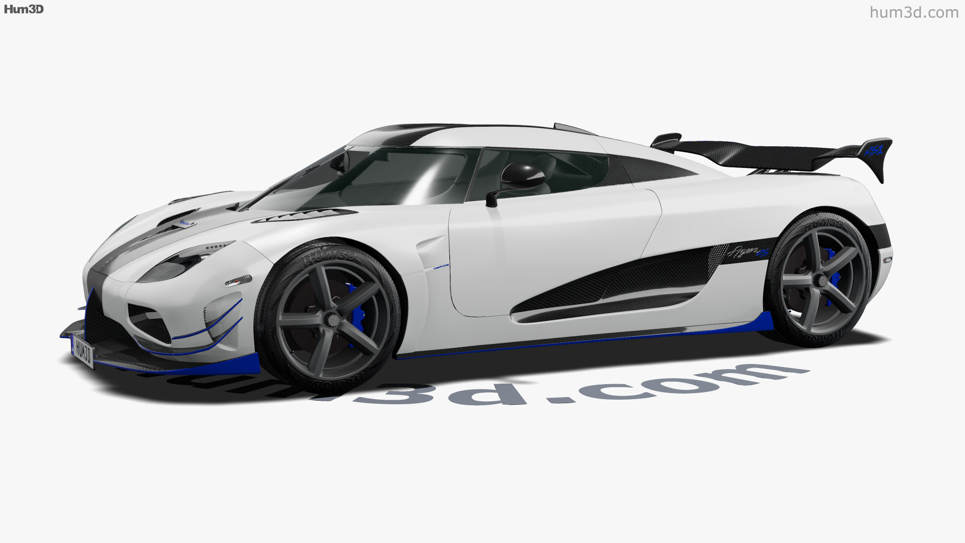 360 view of Koenigsegg Agera RS1 US-spec 2020 3D model - 3DModels store