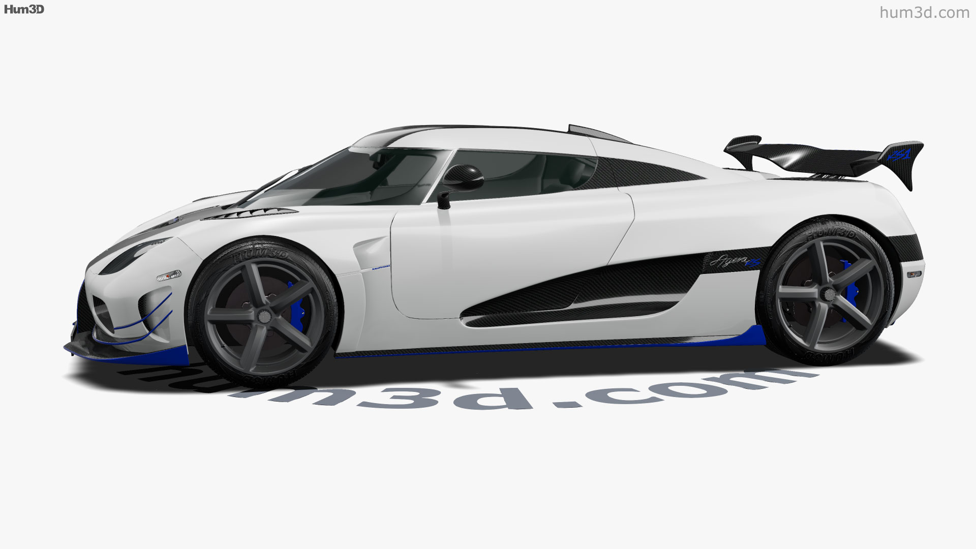 360 view of Koenigsegg Agera RS1 US-spec 2020 3D model - 3DModels store