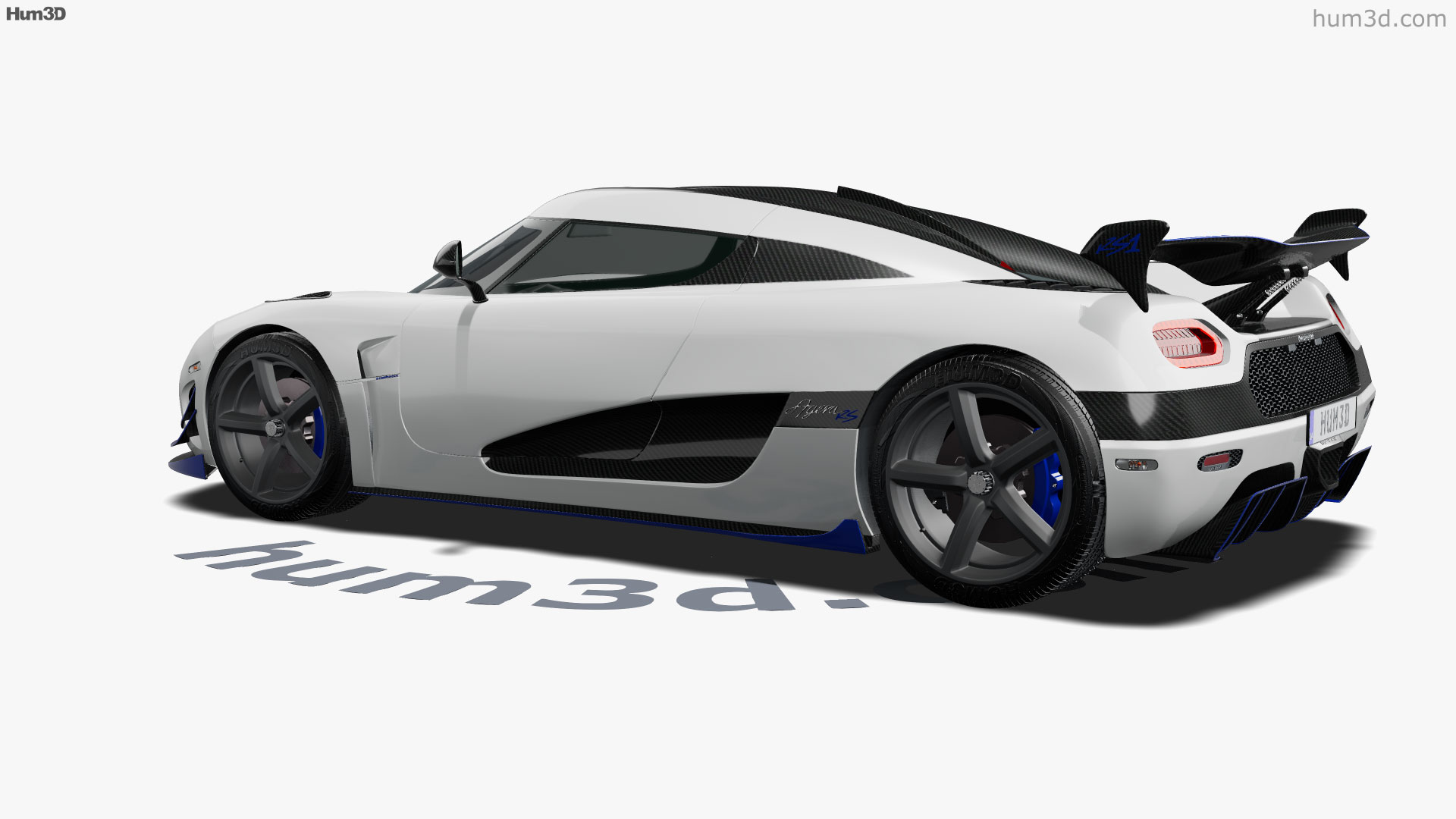 360 view of Koenigsegg Agera RS1 US-spec 2020 3D model - 3DModels store