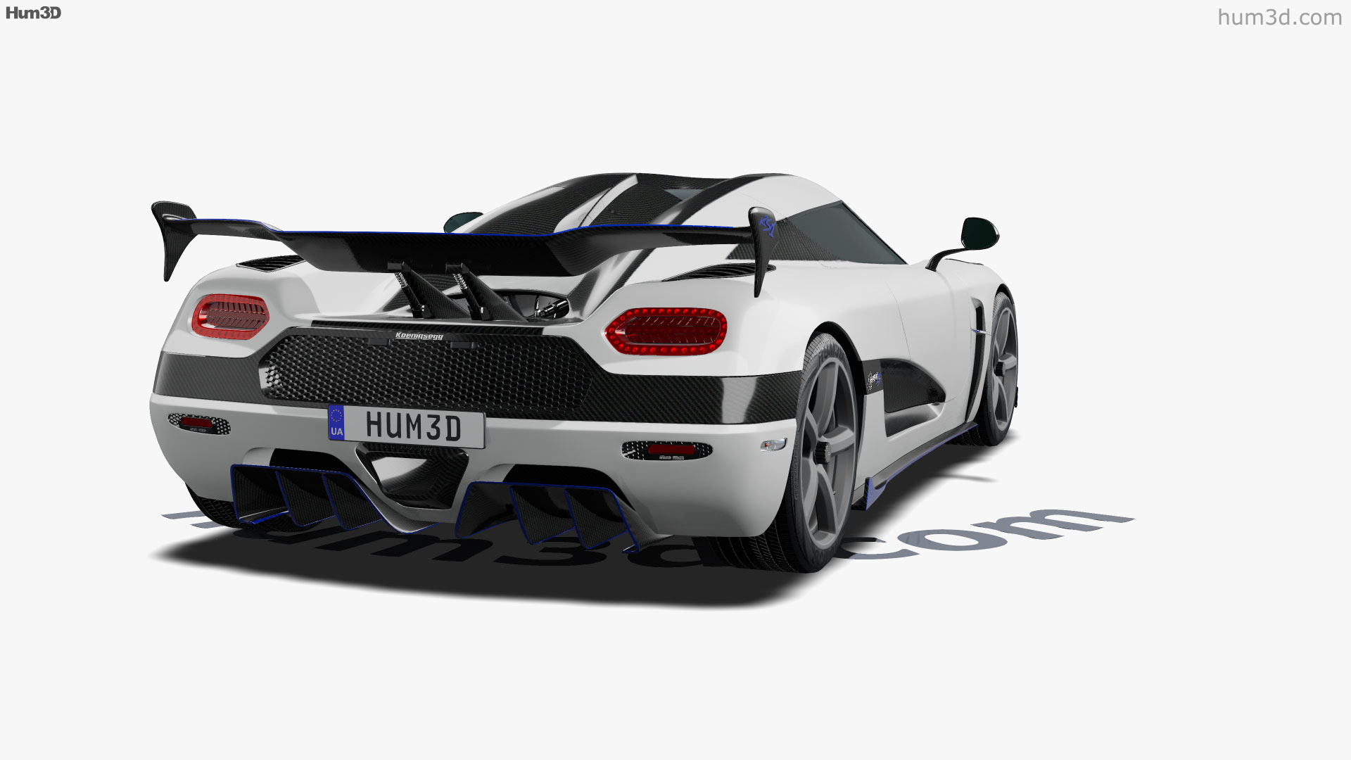 360 view of Koenigsegg Agera RS1 US-spec 2020 3D model - 3DModels store