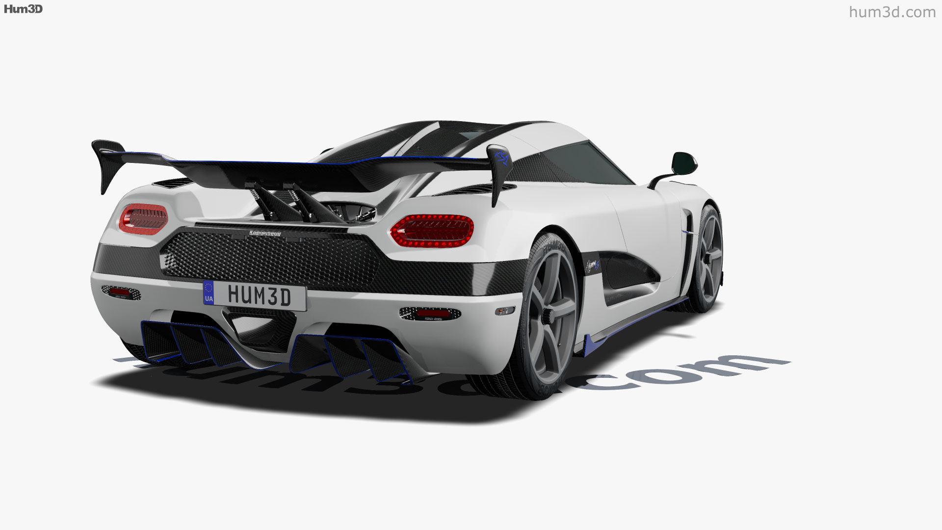 360 view of Koenigsegg Agera RS1 US-spec 2020 3D model - 3DModels store