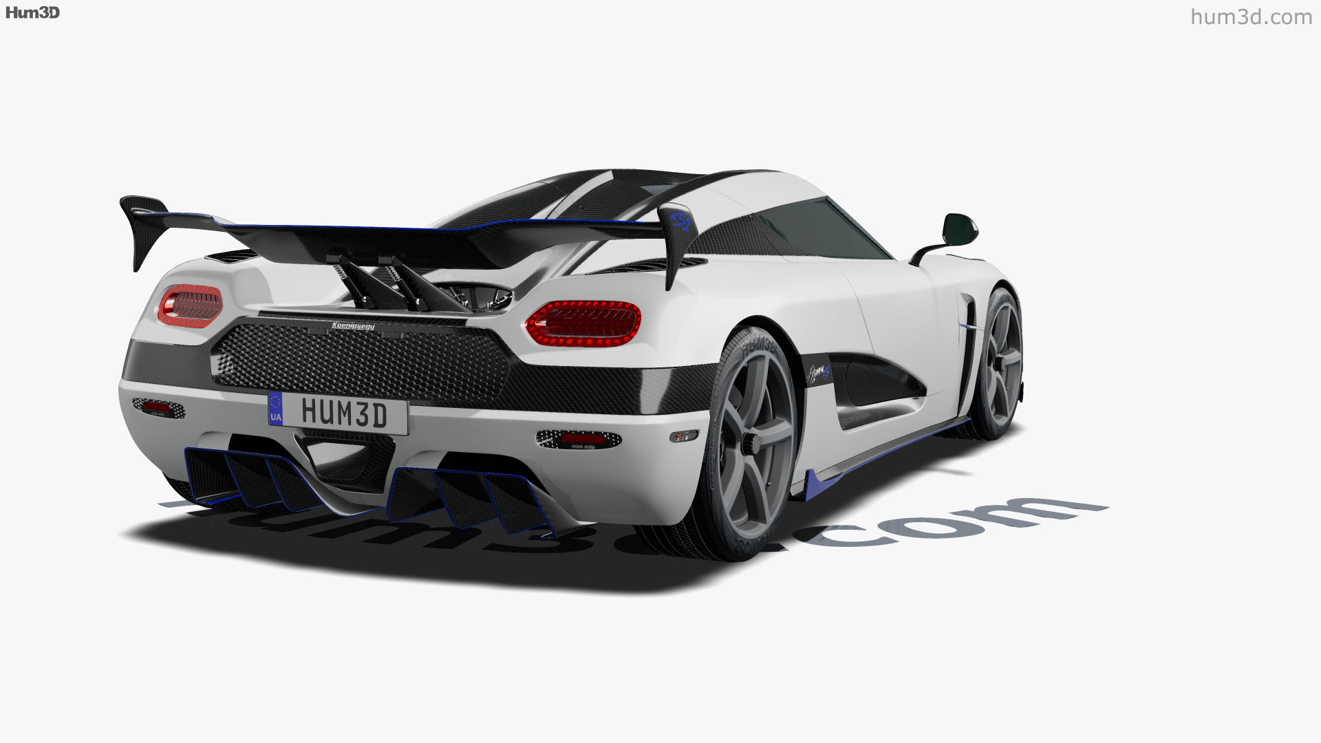 360 view of Koenigsegg Agera RS1 US-spec 2020 3D model - 3DModels store