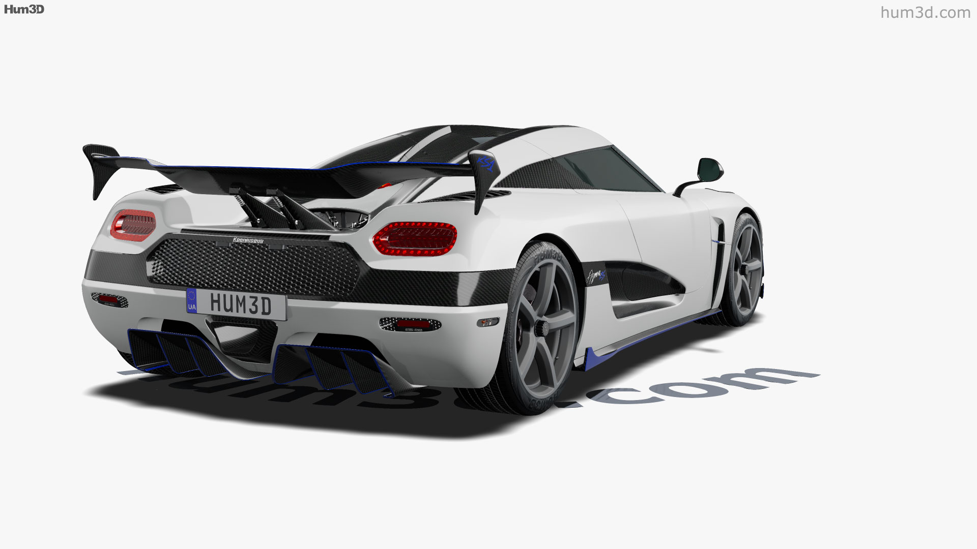 360 view of Koenigsegg Agera RS1 US-spec 2020 3D model - 3DModels store