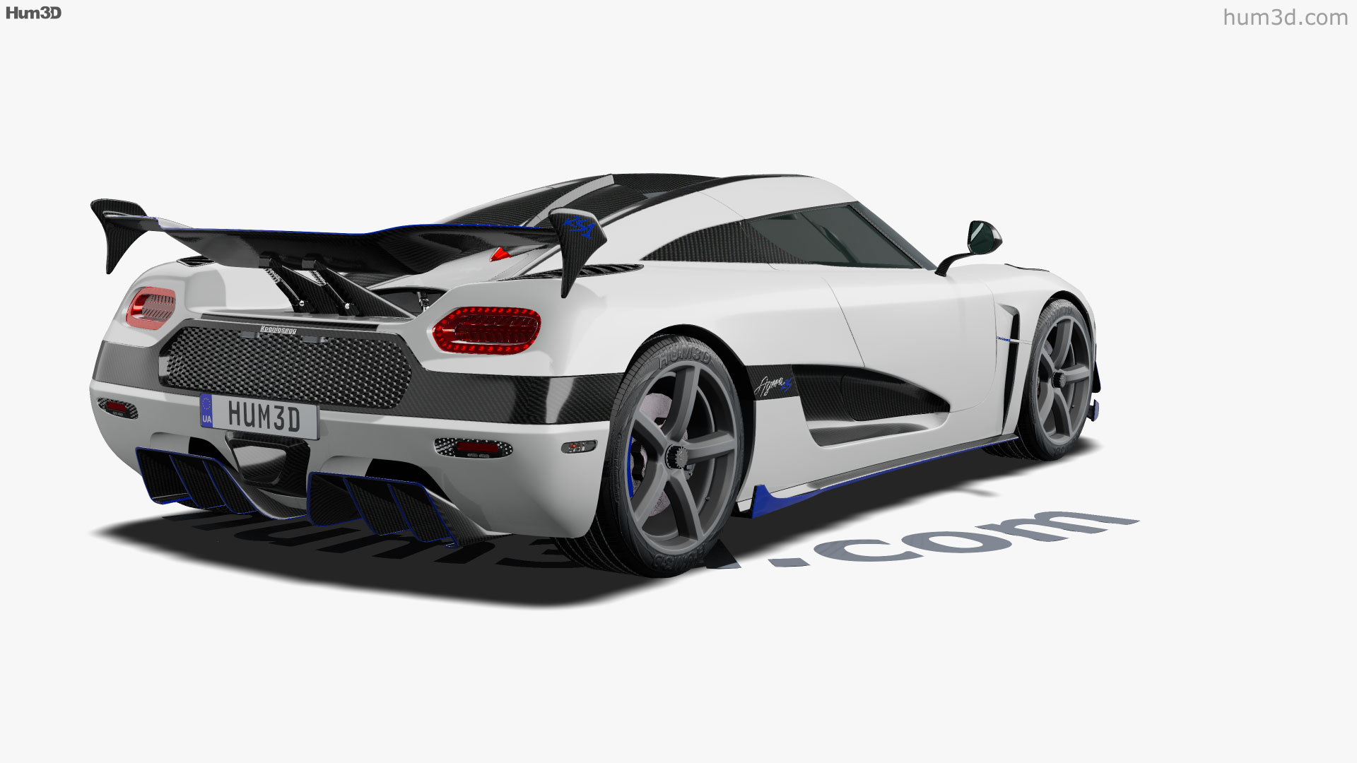 360 view of Koenigsegg Agera RS1 US-spec 2020 3D model - 3DModels store