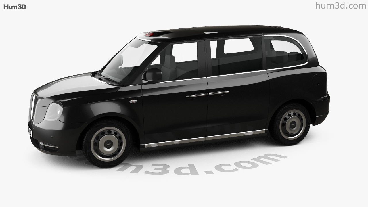 360 view of LEVC TX Taxi 2022 3D model - 3DModels store