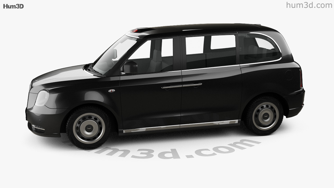 360 view of LEVC TX Taxi 2022 3D model - 3DModels store