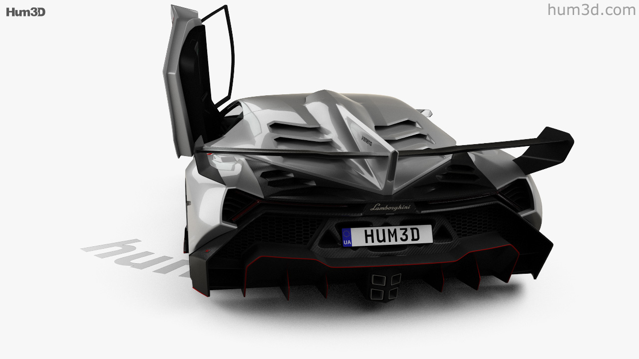 Lamborghini Veneno Back View
