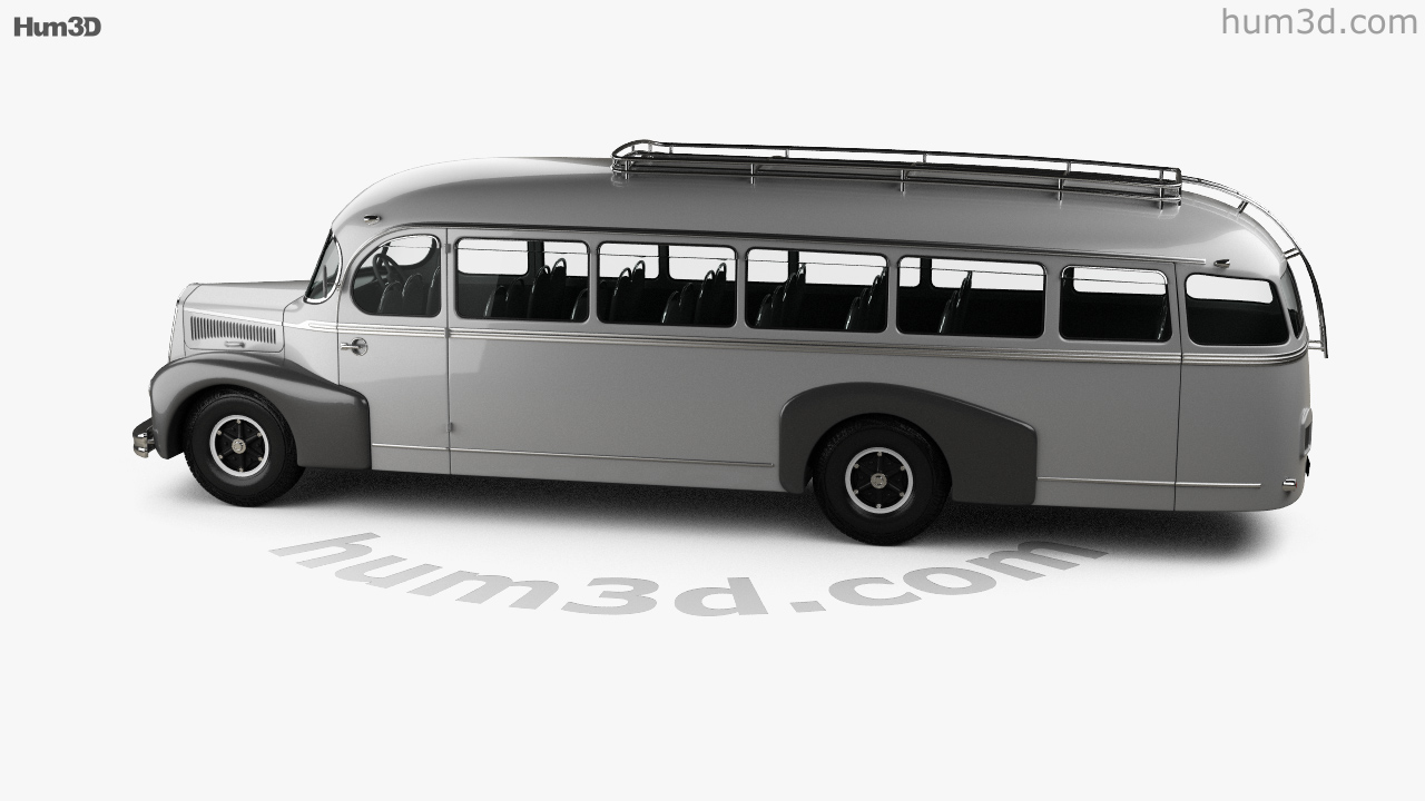 360 view of Lancia 3RO P bus 1947 3D model - 3DModels store