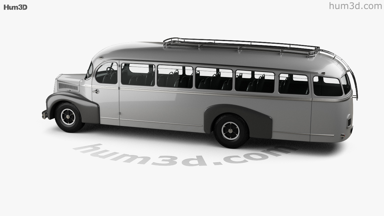 360 view of Lancia 3RO P bus 1947 3D model - 3DModels store