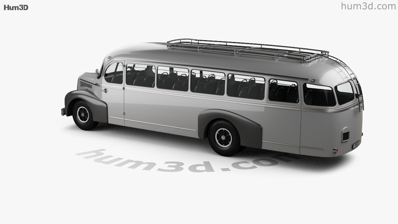 360 view of Lancia 3RO P bus 1947 3D model - 3DModels store