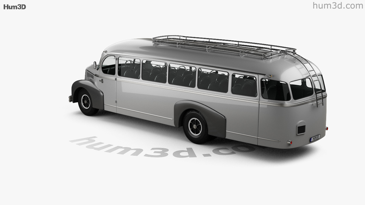 360 view of Lancia 3RO P bus 1947 3D model - 3DModels store