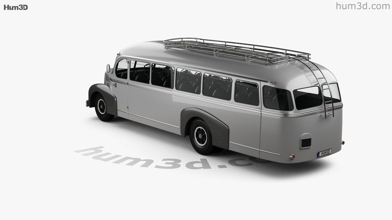 360 view of Lancia 3RO P bus 1947 3D model - 3DModels store