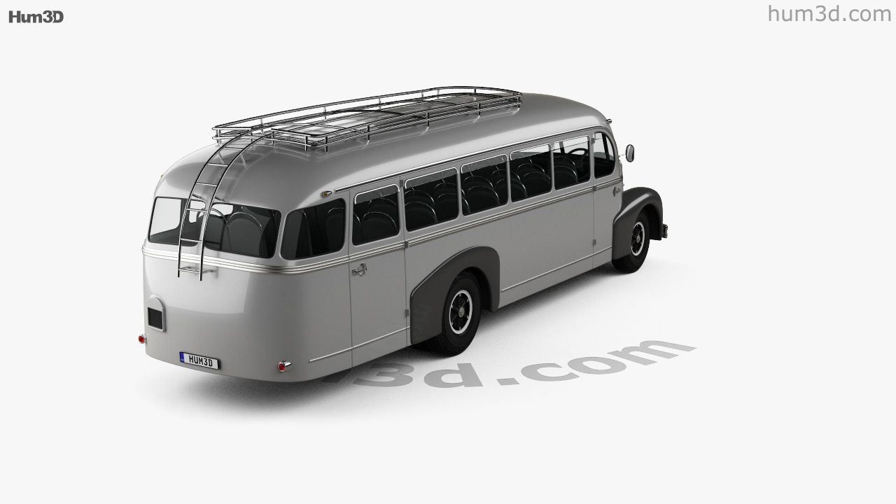 360 view of Lancia 3RO P bus 1947 3D model - 3DModels store