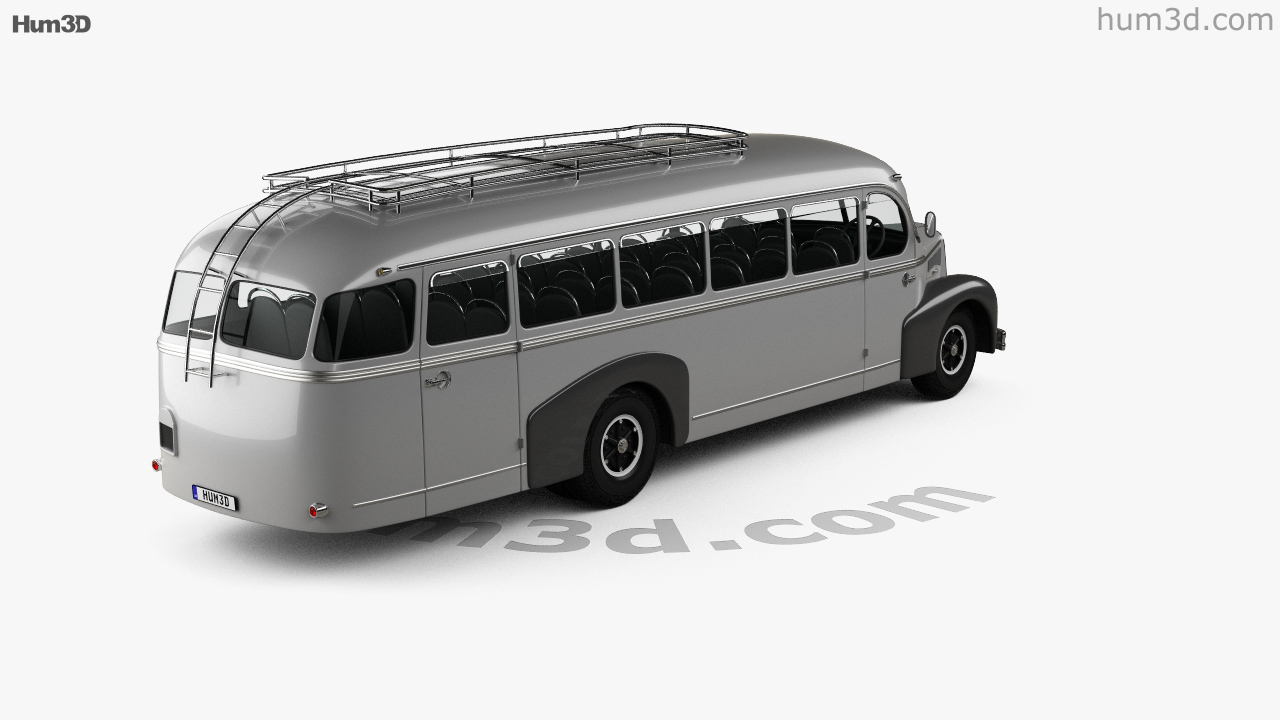 360 view of Lancia 3RO P bus 1947 3D model - 3DModels store