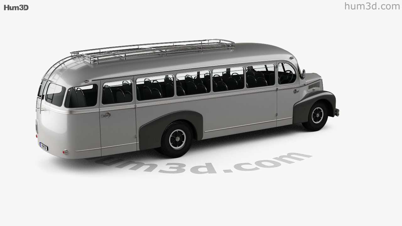 360 view of Lancia 3RO P bus 1947 3D model - 3DModels store