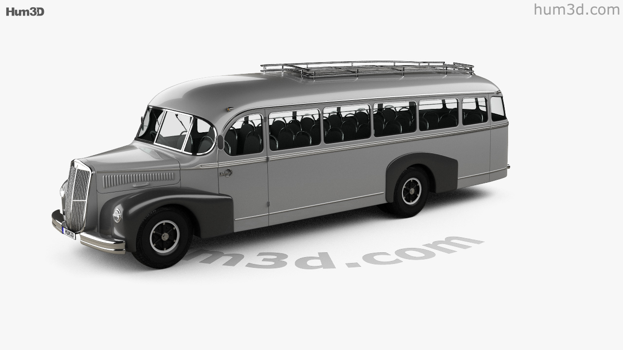 360 view of Lancia 3RO P bus 1947 3D model - 3DModels store