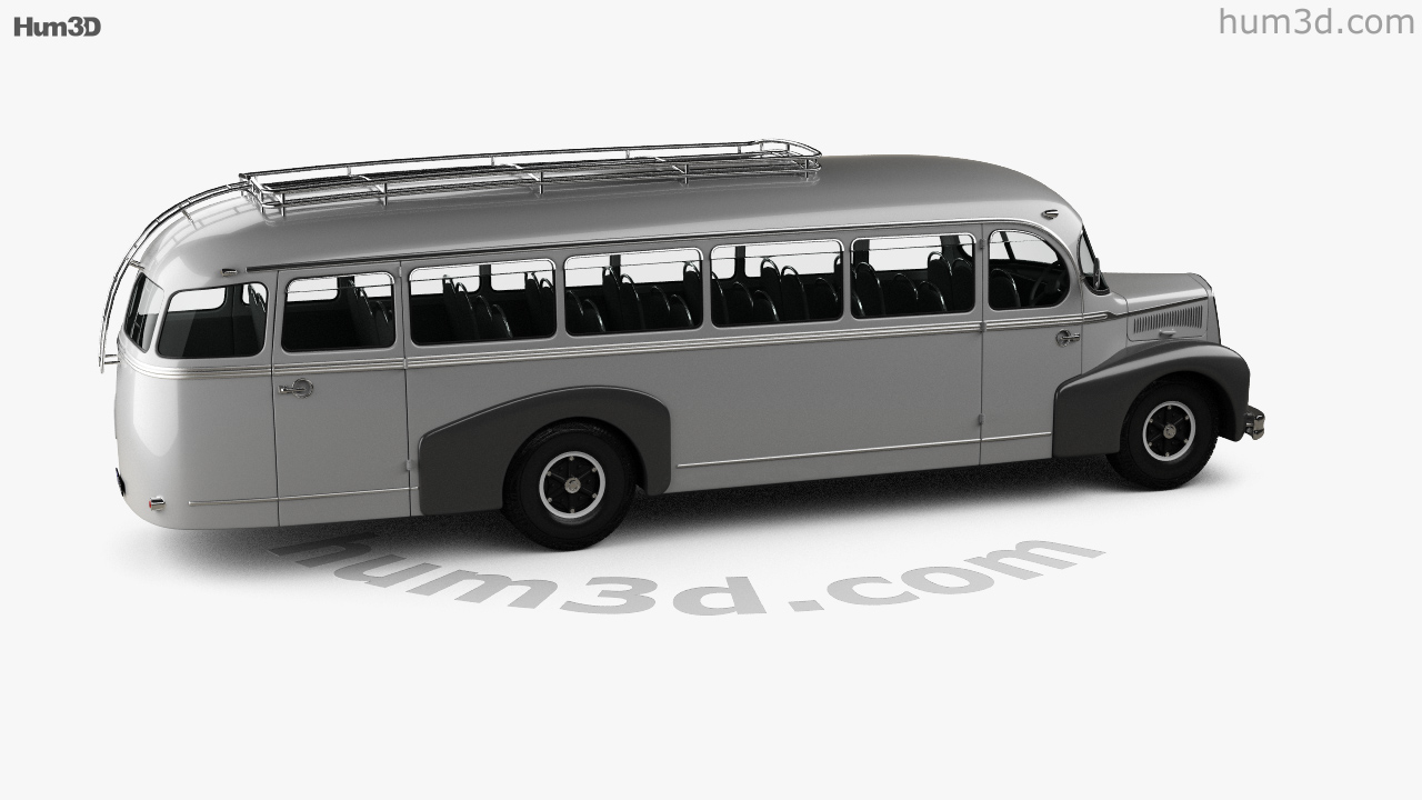 360 view of Lancia 3RO P bus 1947 3D model - 3DModels store