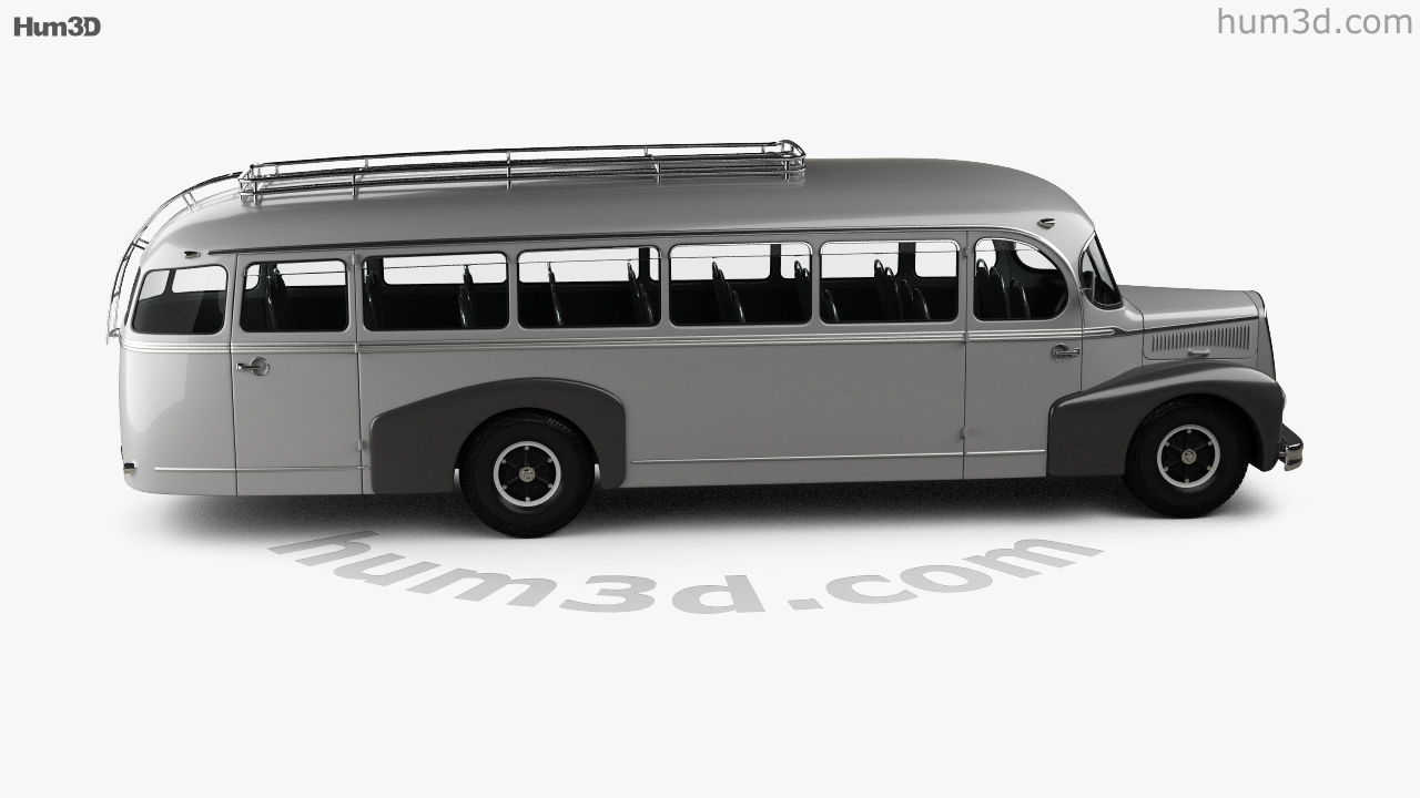 360 view of Lancia 3RO P bus 1947 3D model - 3DModels store