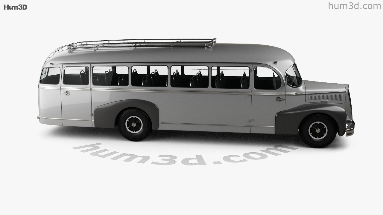 360 view of Lancia 3RO P bus 1947 3D model - 3DModels store