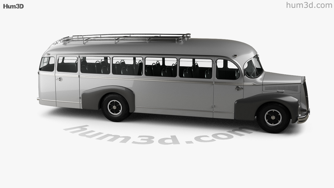 360 view of Lancia 3RO P bus 1947 3D model - 3DModels store