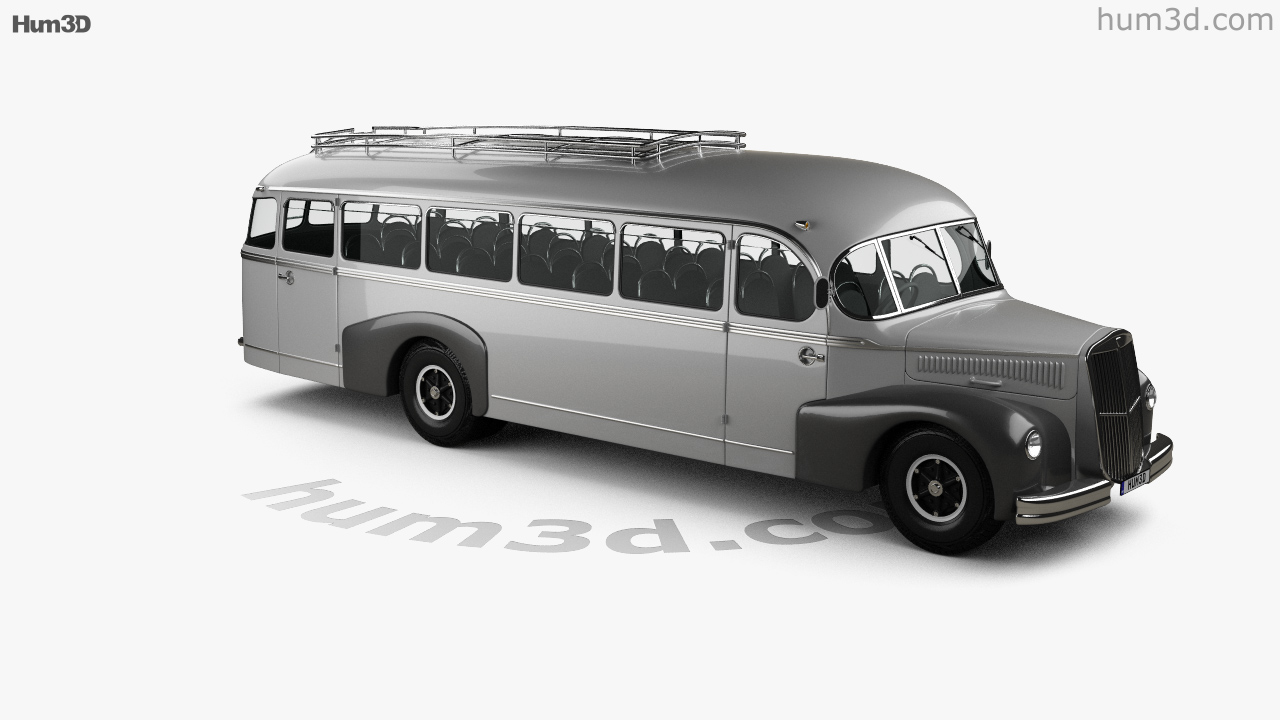 360 view of Lancia 3RO P bus 1947 3D model - 3DModels store