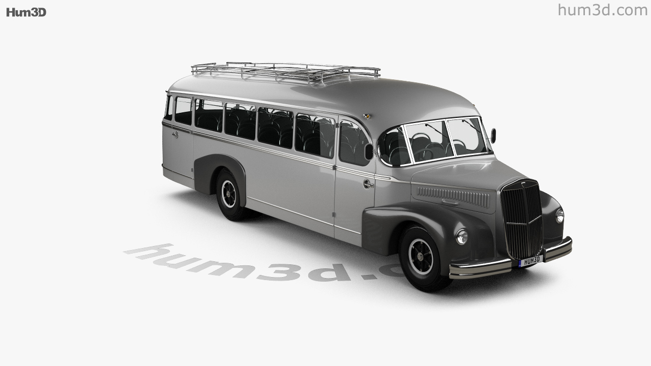 360 view of Lancia 3RO P bus 1947 3D model - 3DModels store