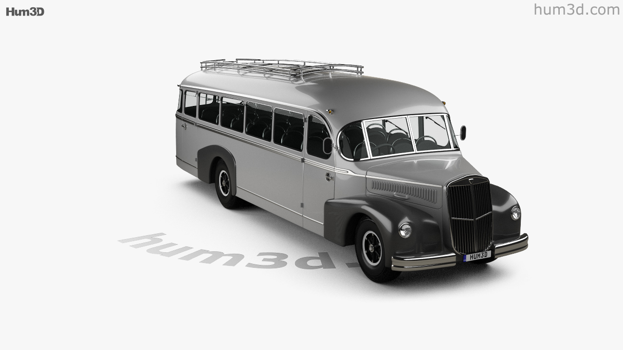360 view of Lancia 3RO P bus 1947 3D model - 3DModels store