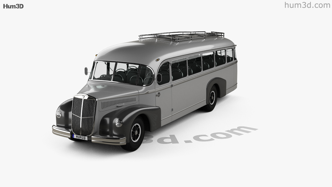 360 view of Lancia 3RO P bus 1947 3D model - 3DModels store