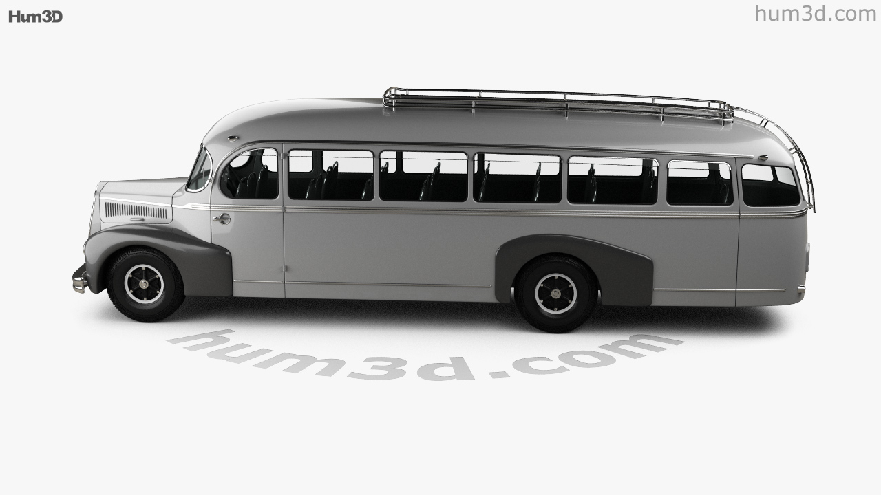 360 view of Lancia 3RO P bus 1947 3D model - 3DModels store