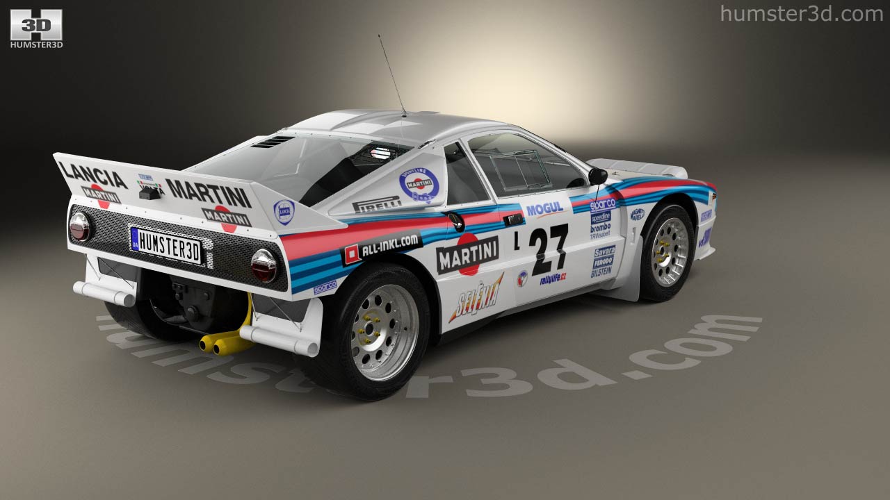360 view of Lancia Rally 037 WRC Group B 1983 3D model - 3DModels store