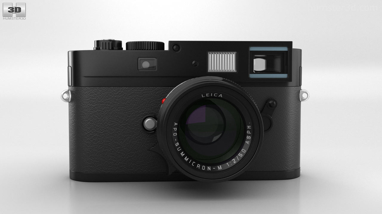 360 view of Leica M Monochrom Black 3D model - 3DModels store