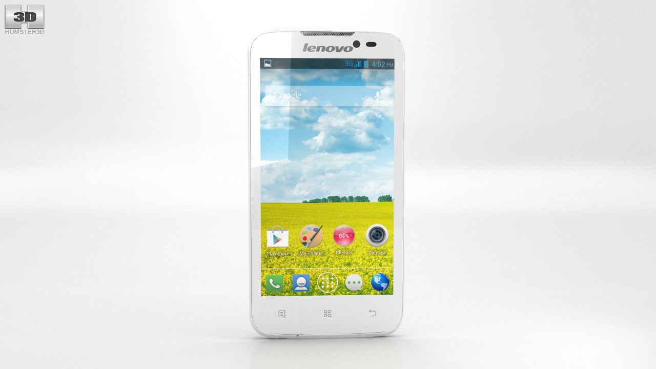 360 view of Lenovo A516 White 3D model - 3DModels store