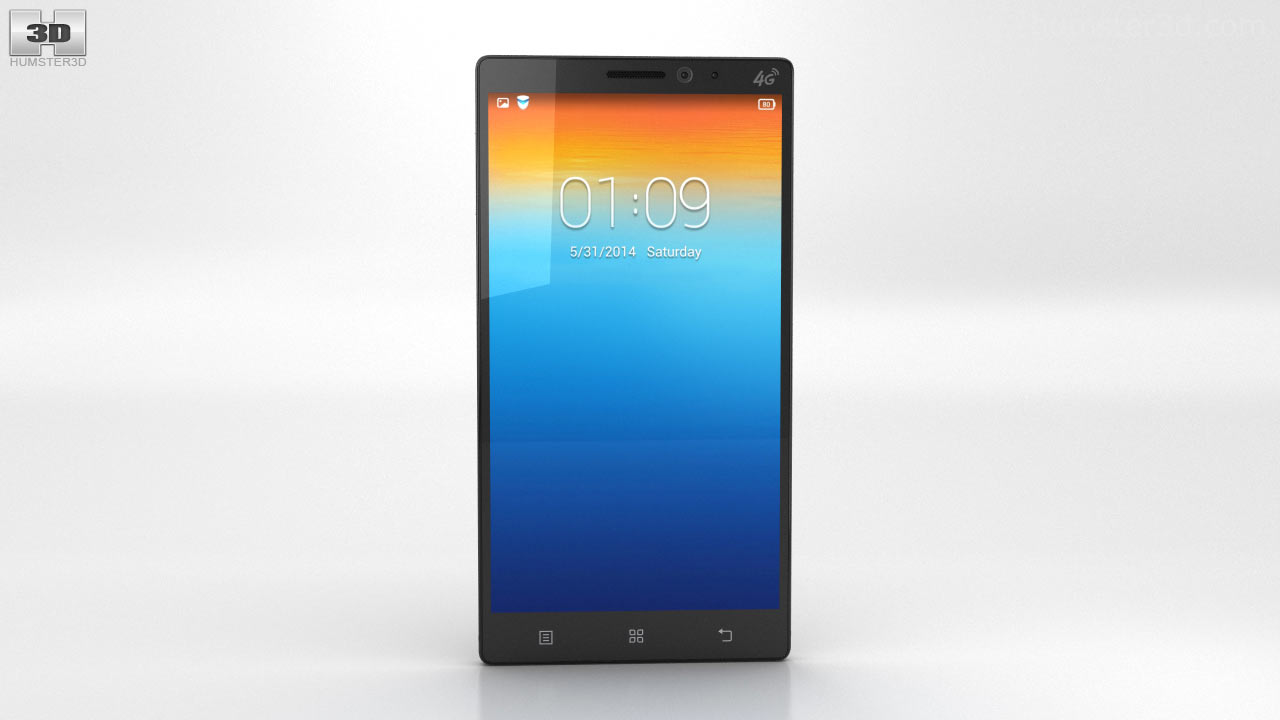 360 view of Lenovo Vibe Z2 Pro Titanium 3D model - 3DModels store