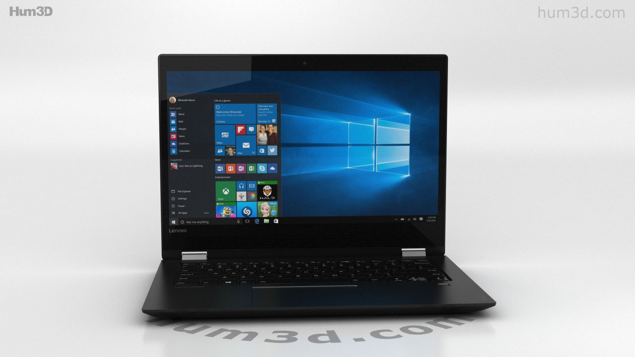 360 view of Lenovo Yoga 520 3D model - 3DModels store