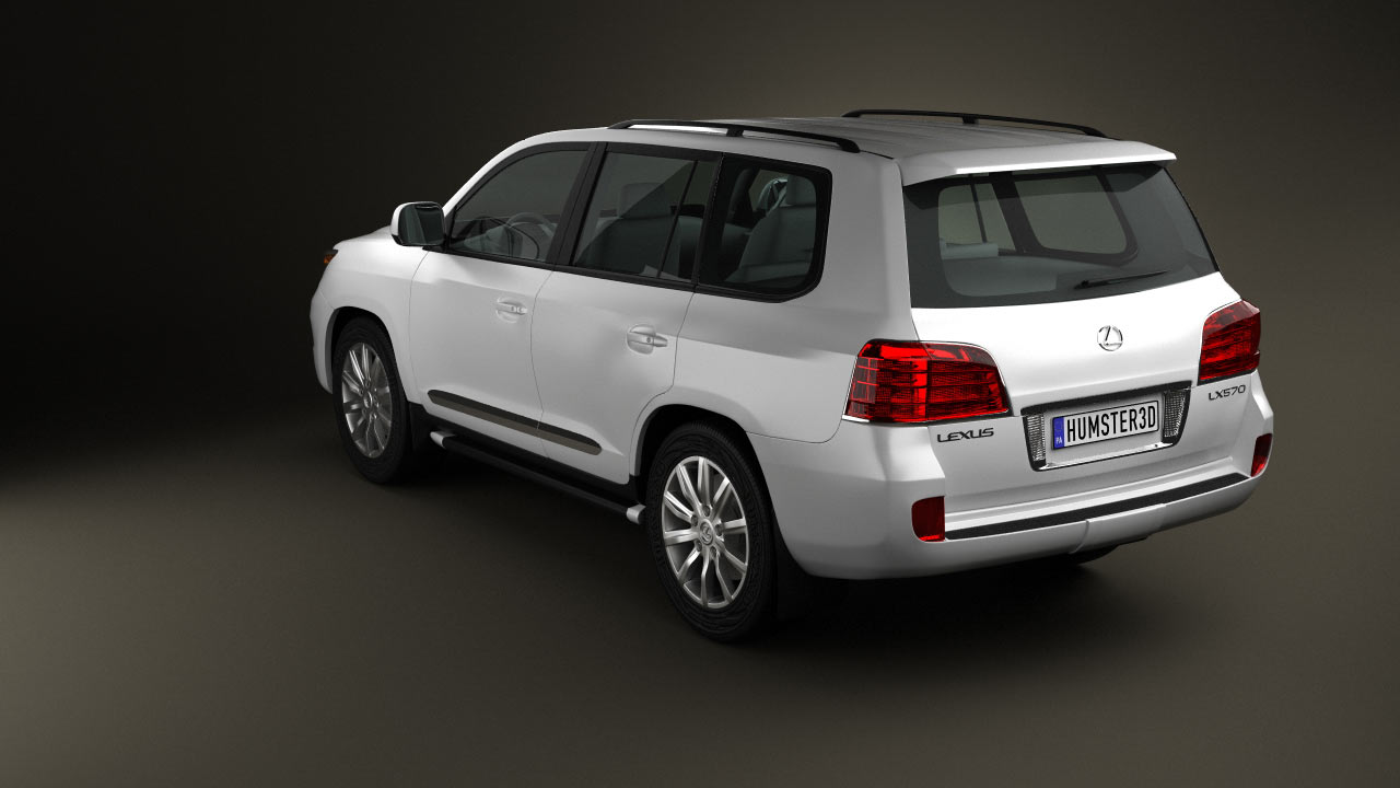 360 view of Lexus LX 570 (J200) 2012 3D model - 3DModels store