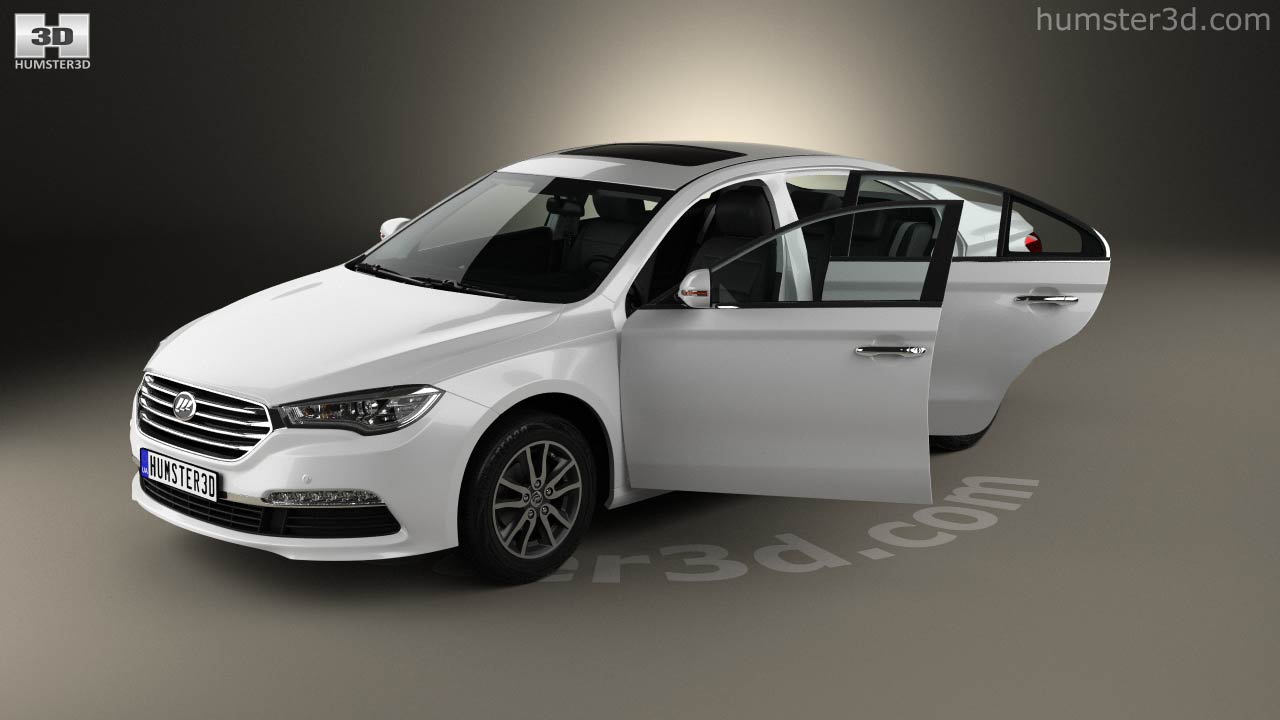 360 view of Lifan 820 with HQ interior 2018 3D model - 3DModels store