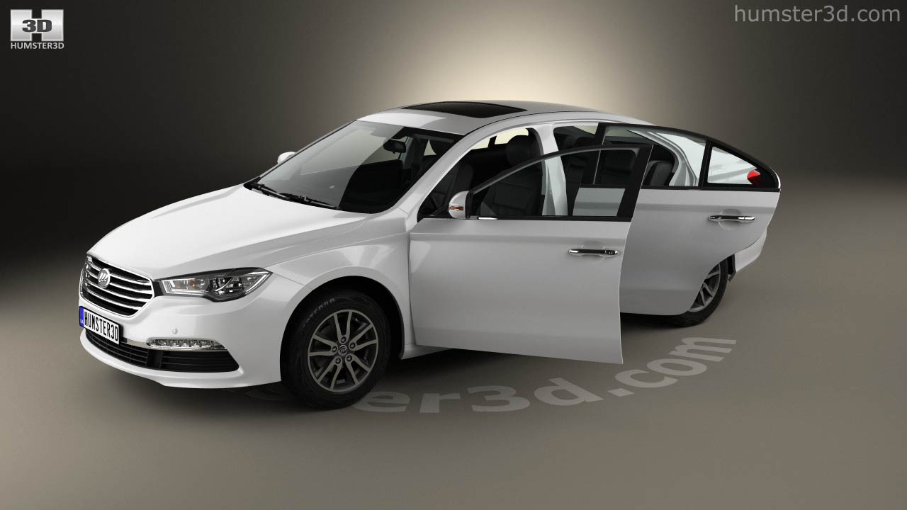 360 view of Lifan 820 with HQ interior 2018 3D model - 3DModels store