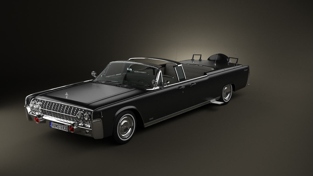 360 view of Lincoln Continental X-100 1961 3D model - 3DModels store