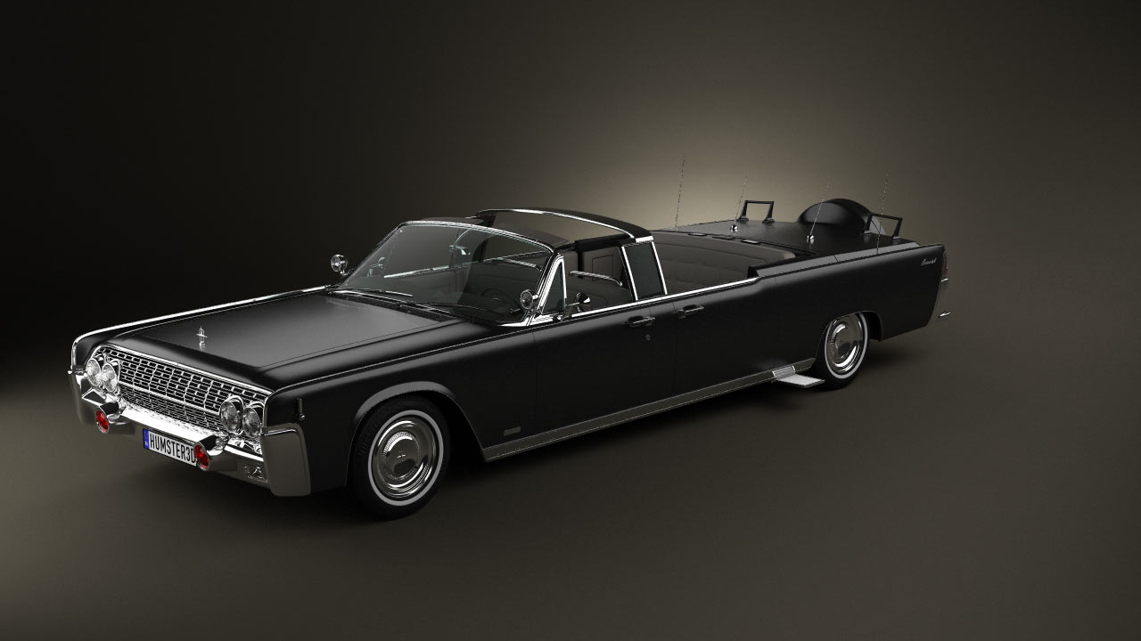 360 view of Lincoln Continental X-100 1961 3D model - 3DModels store