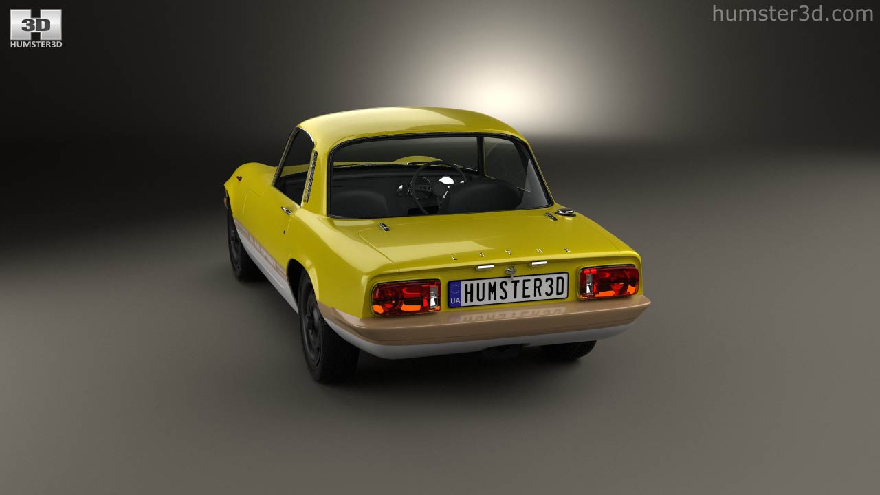 360 view of Lotus Elan Sprint Fixed-head Coupe 1971 3D model - 3DModels ...
