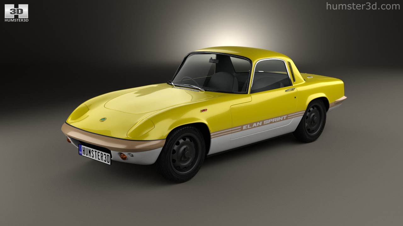 360 view of Lotus Elan Sprint Fixed-head Coupe 1971 3D model - 3DModels ...