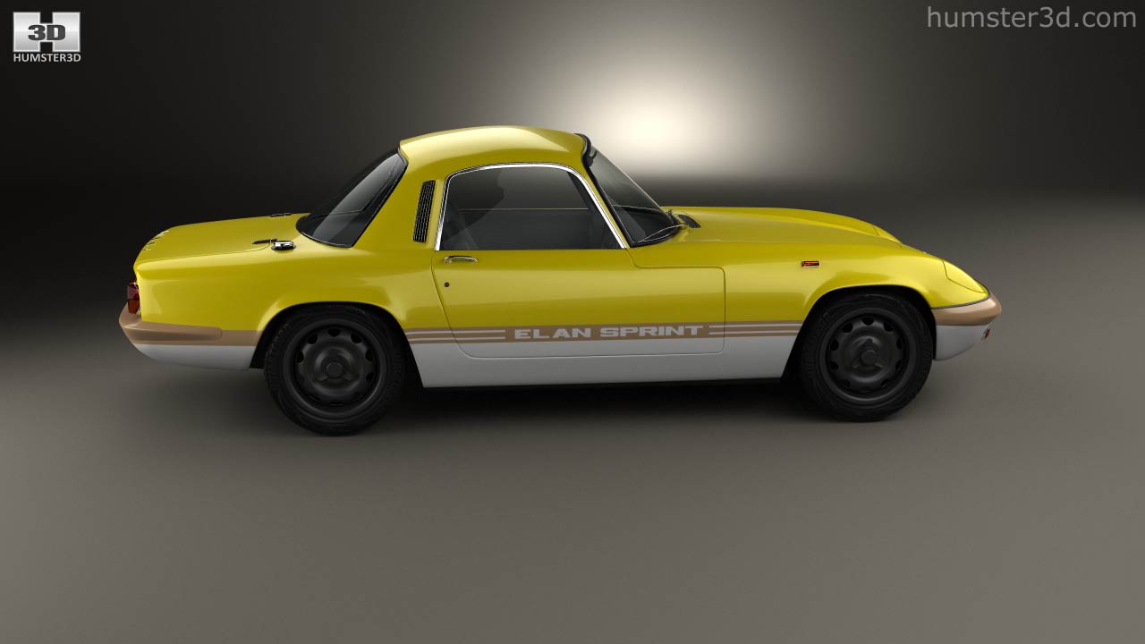 360 view of Lotus Elan Sprint Fixed-head Coupe 1971 3D model - 3DModels ...