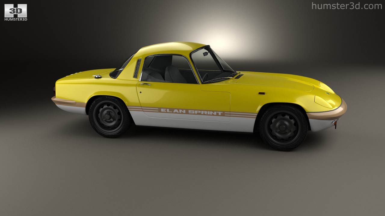 360 view of Lotus Elan Sprint Fixed-head Coupe 1971 3D model - 3DModels ...