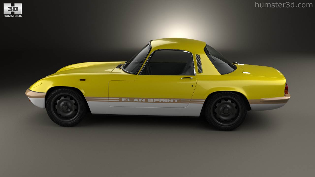 360 view of Lotus Elan Sprint Fixed-head Coupe 1971 3D model - 3DModels ...
