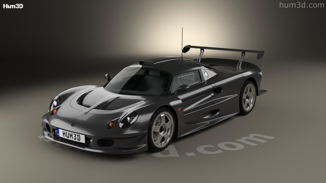 360 view of Lotus Elise GT1 2001 3D model - 3DModels store