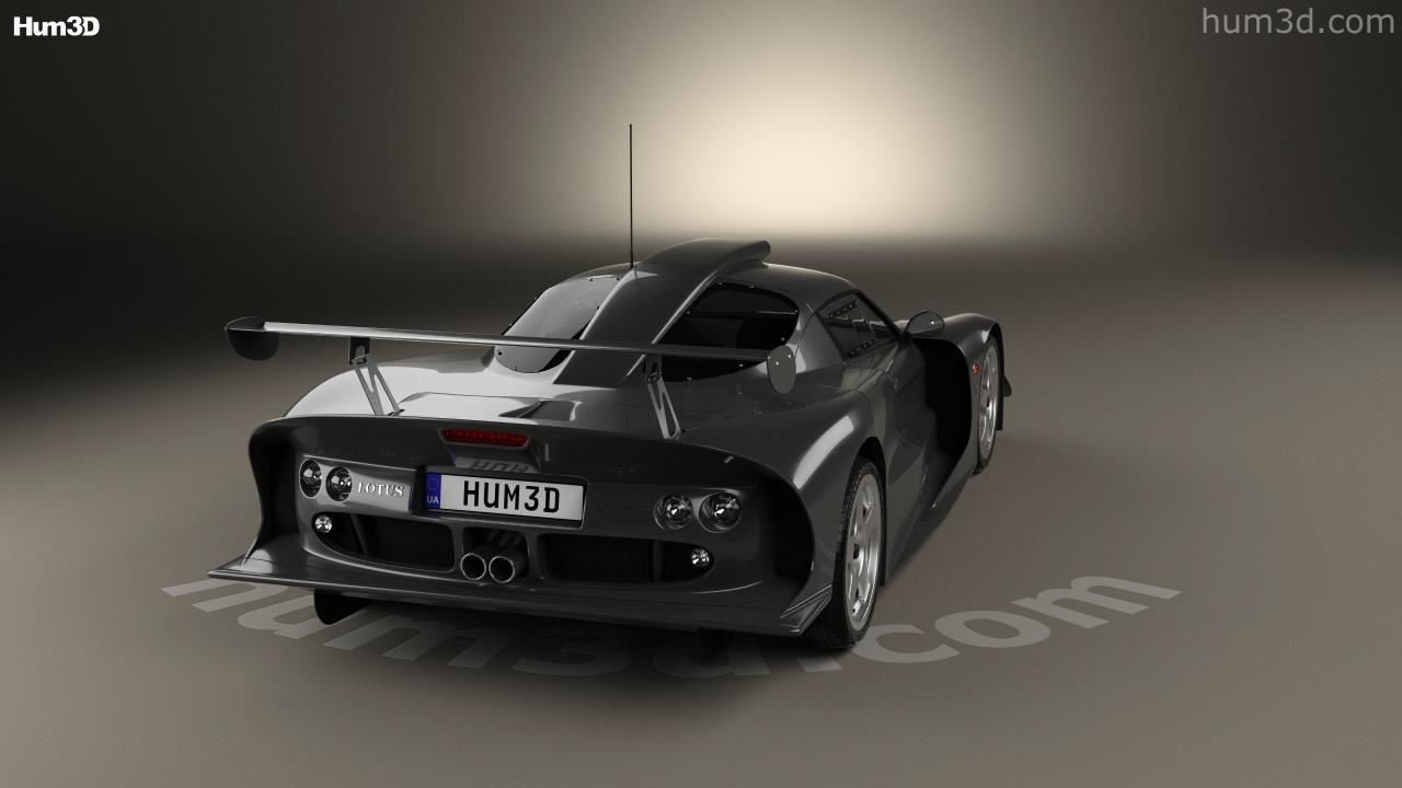360 view of Lotus Elise GT1 2001 3D model - 3DModels store