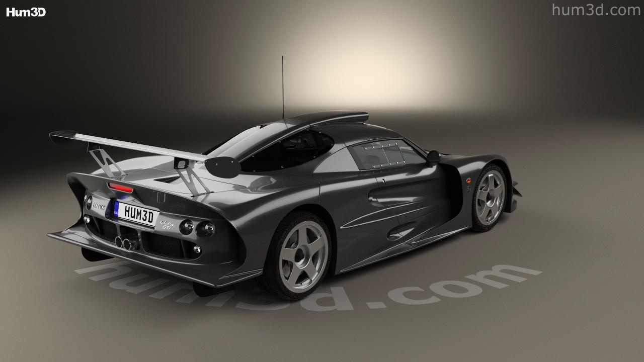 360 view of Lotus Elise GT1 2001 3D model - 3DModels store
