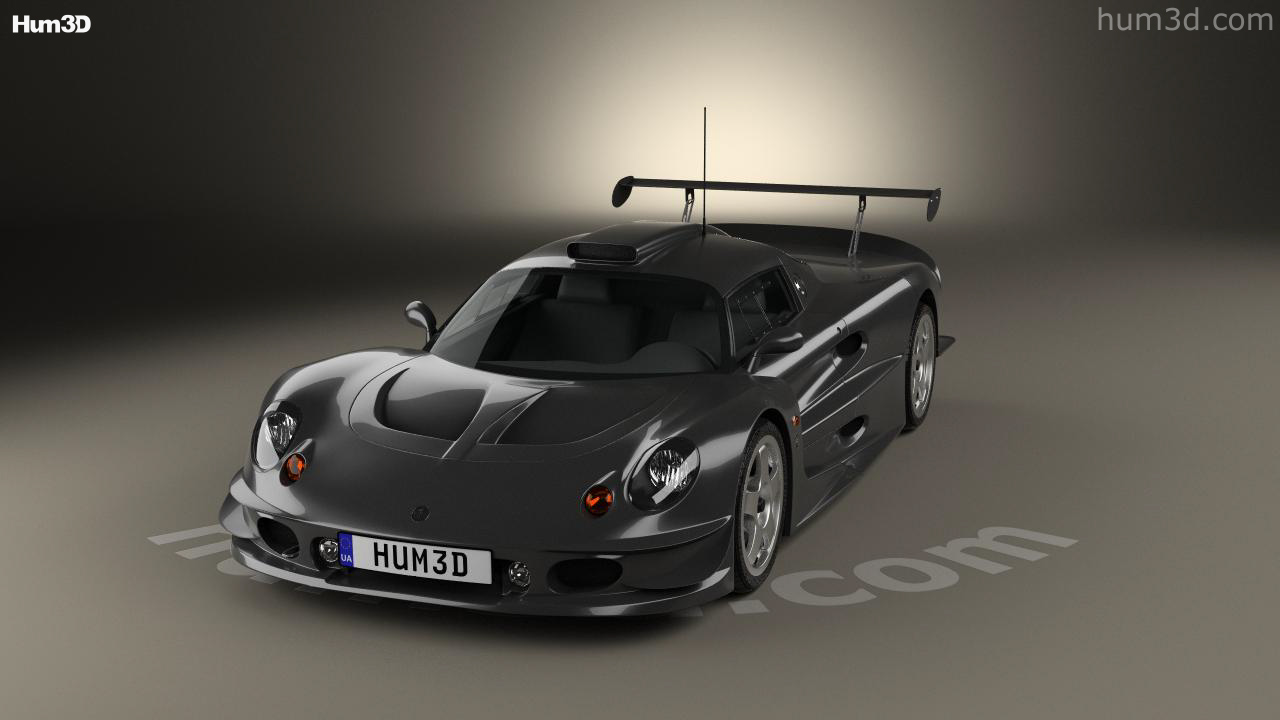 360 view of Lotus Elise GT1 2001 3D model - 3DModels store