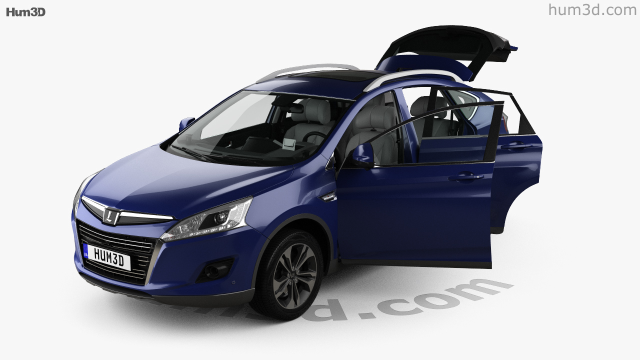 360 view of Luxgen U6 Turbo with HQ interior 2016 3D model - 3DModels store